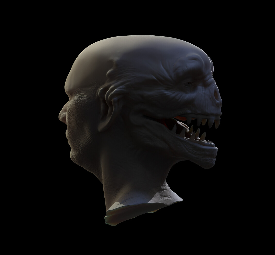ArtStation - Voldemort old design fun (in progress) rendered in Marmoset