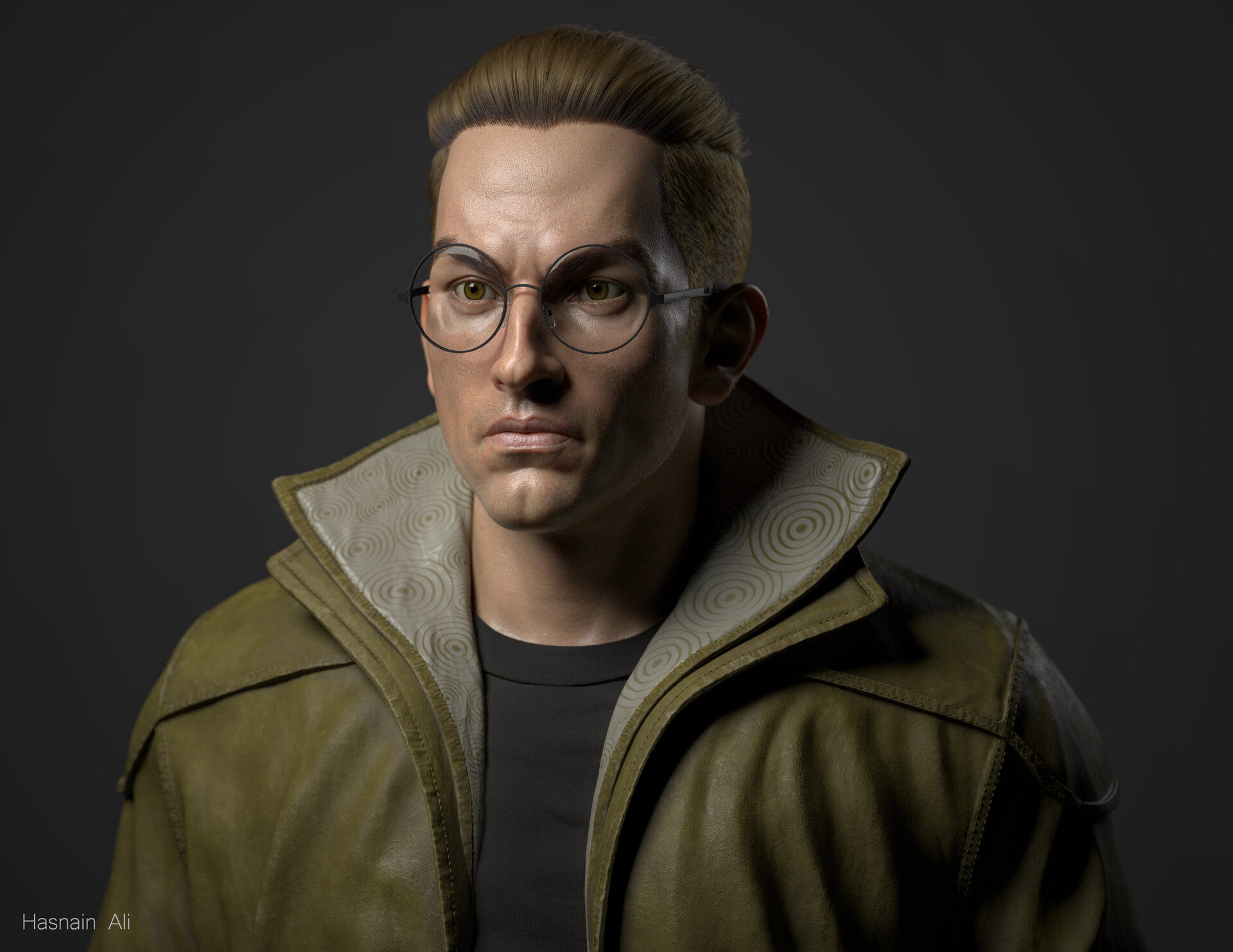 ArtStation - Digital 3D bust model.