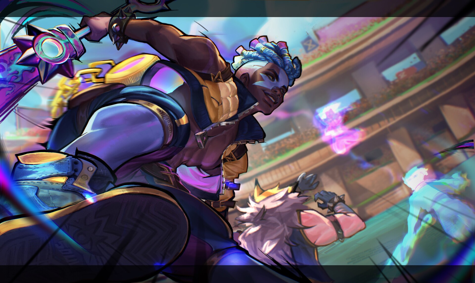 ArtStation - Soul Fighter Ekko | Fan Skin & Splash Art