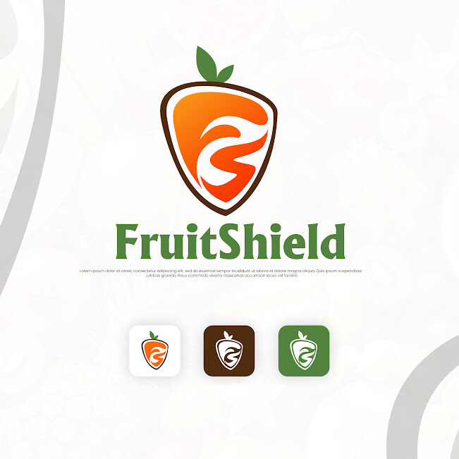 ArtStation - Fruit Shield Logo