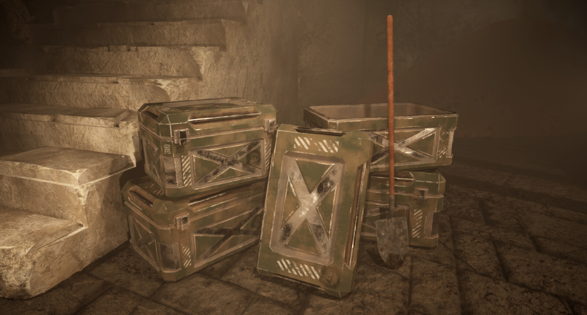 Greg Muhlbock - Game Level - Desert Temple