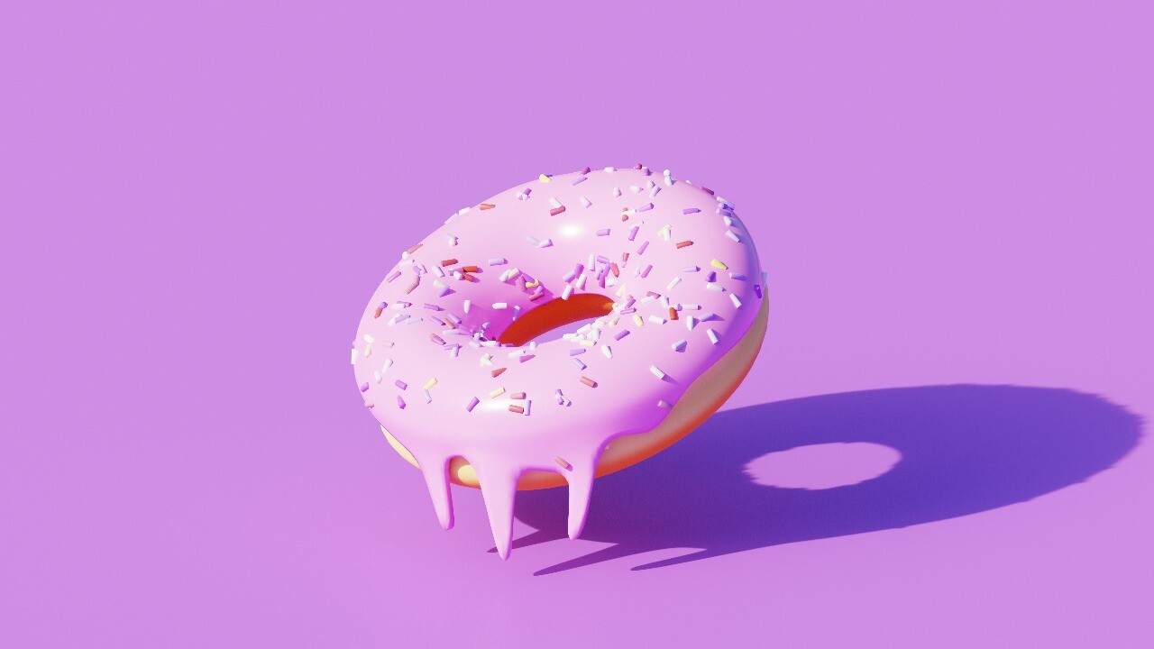 ArtStation - 3d donut