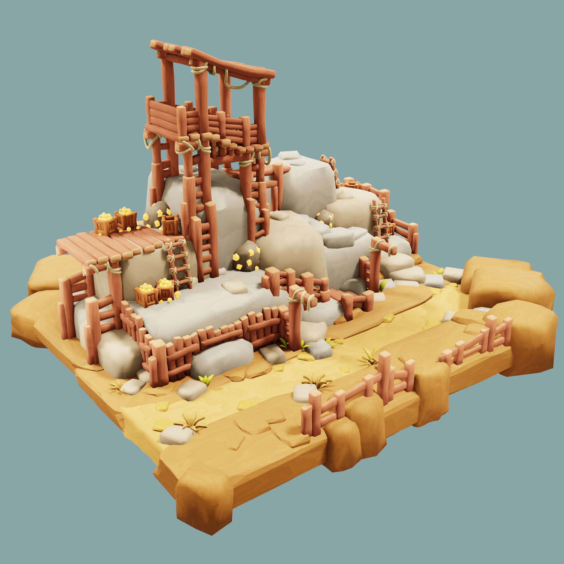 ArtStation - Gold mine