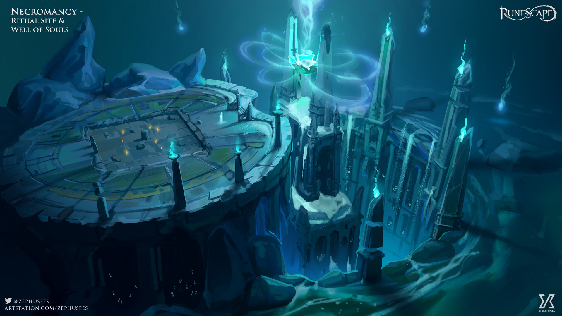 ArtStation - Necromancy Buildings and production art