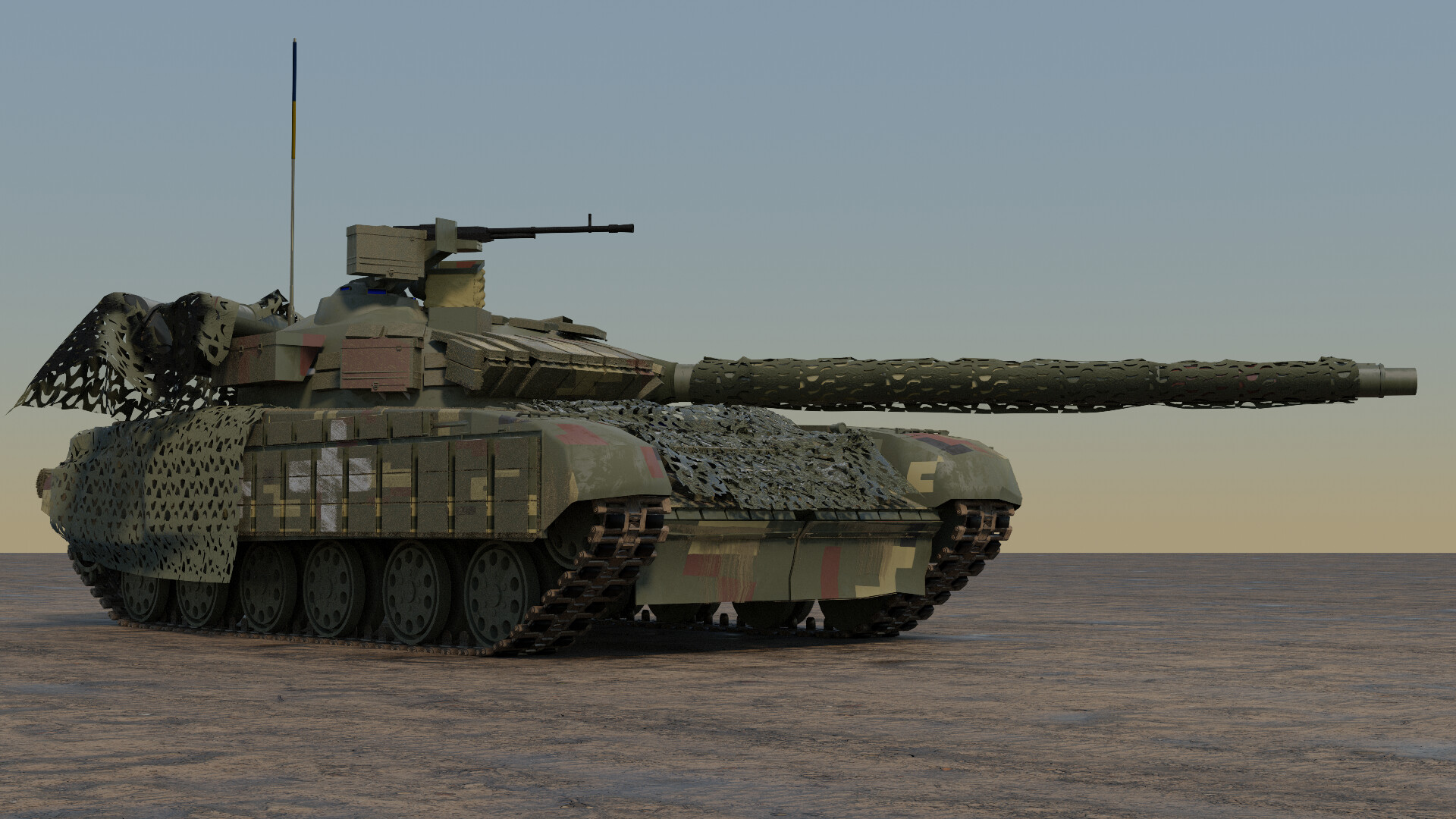 ArtKud - T-64BV version 2017 main battle tank