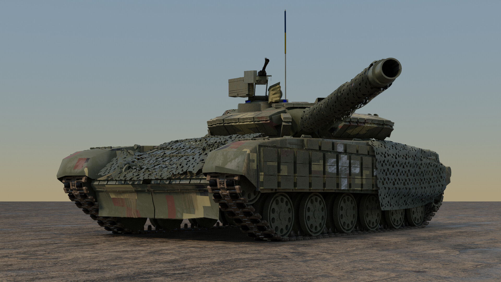 ArtKud - T-64BV version 2017 main battle tank