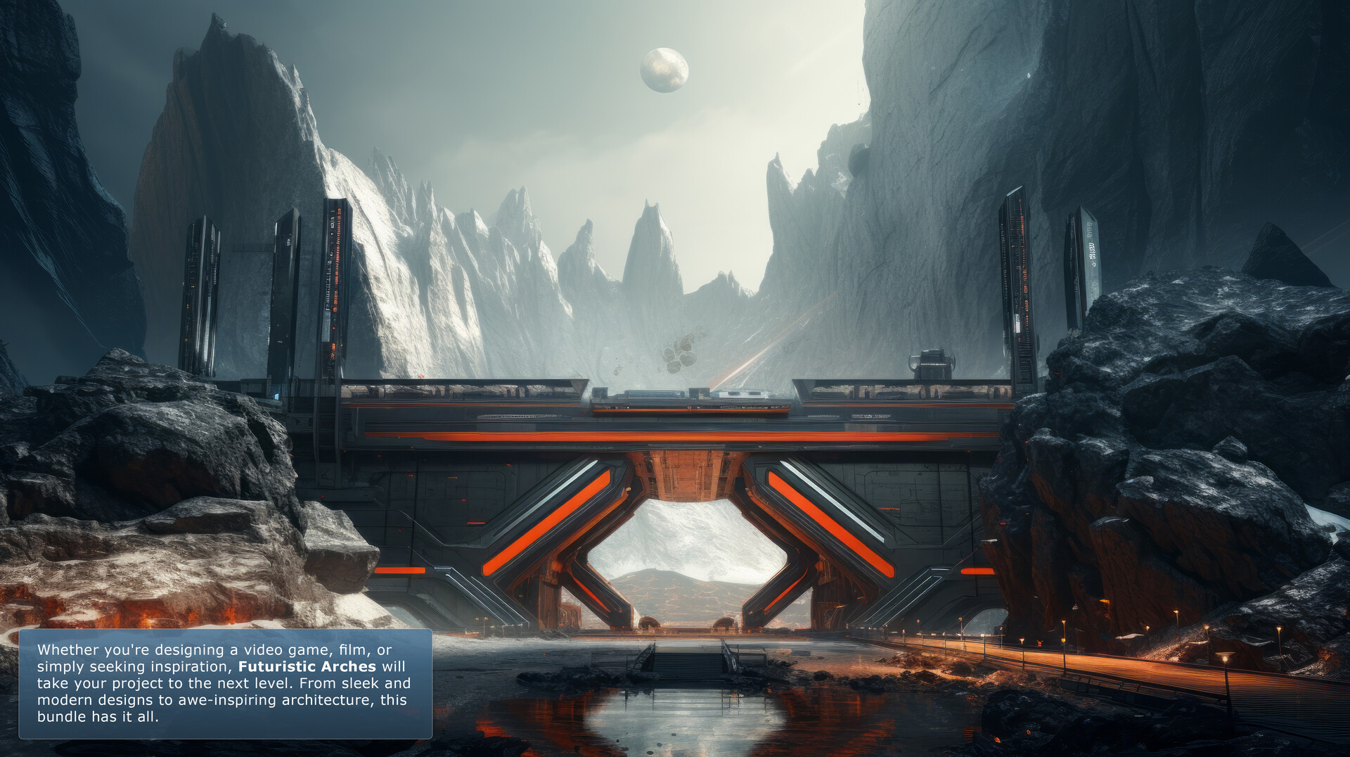 Futures Station - Sci-Fi Bridge Pack | Future Bridge illustration | 4k ...