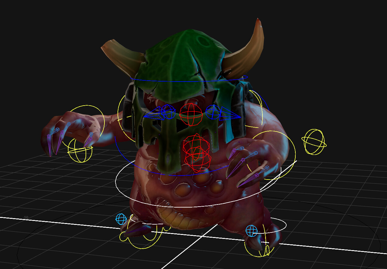 ArtStation - Nurgling Rig and animations