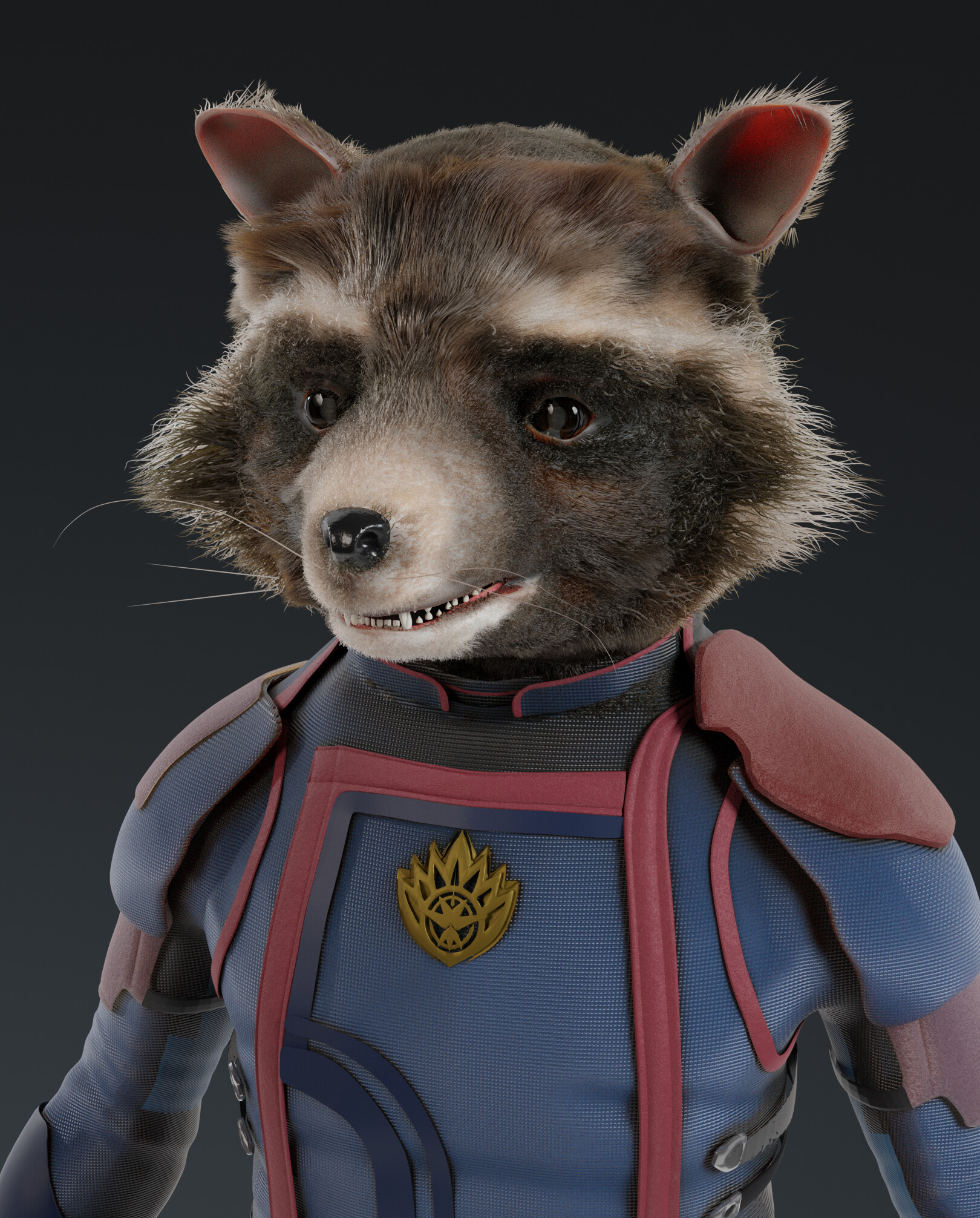 ArtStation - Rocket Raccoon (fan art)