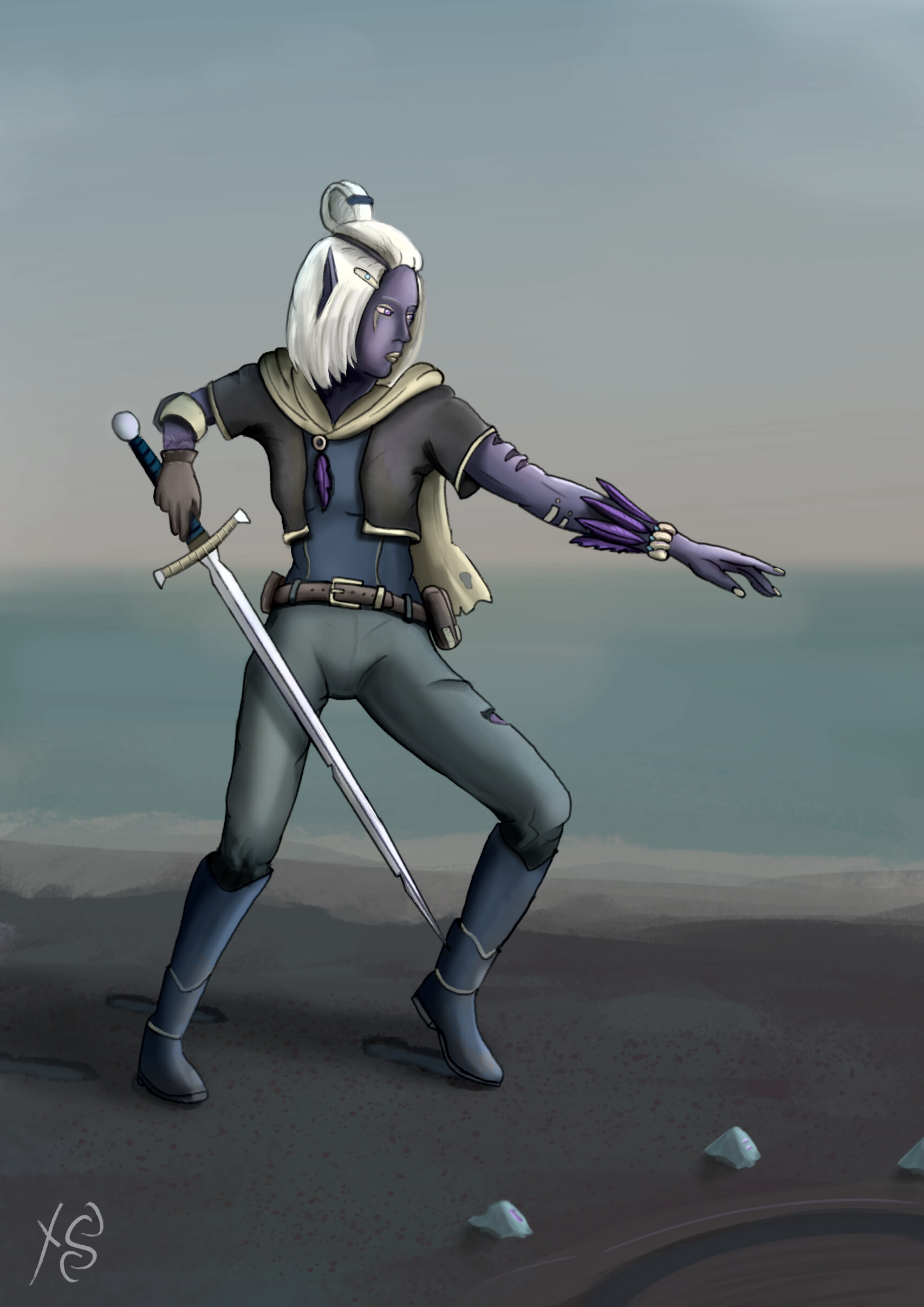 ArtStation - Ash elf of Nardis