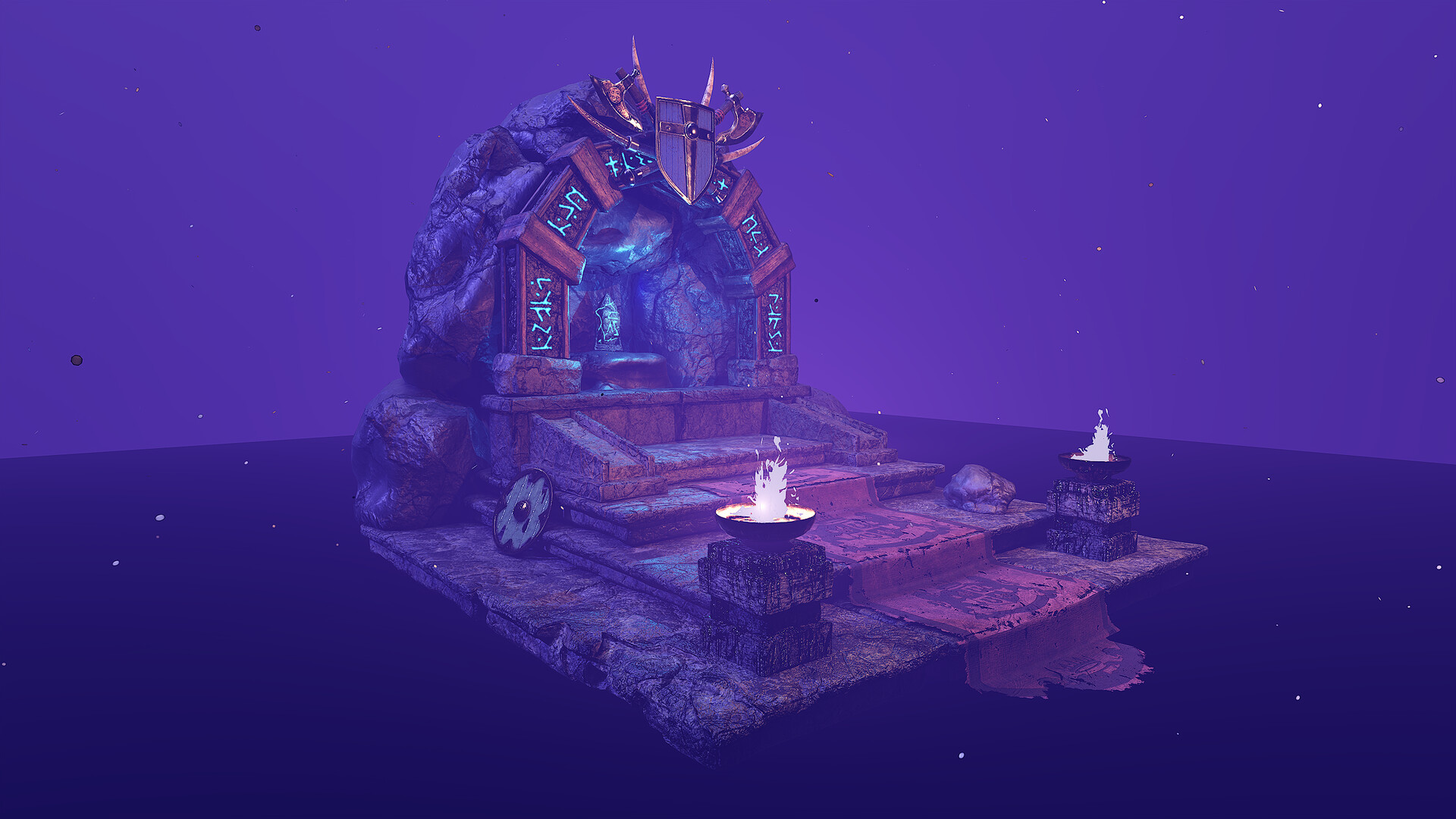 ArtStation - Arch with Magic Crystal