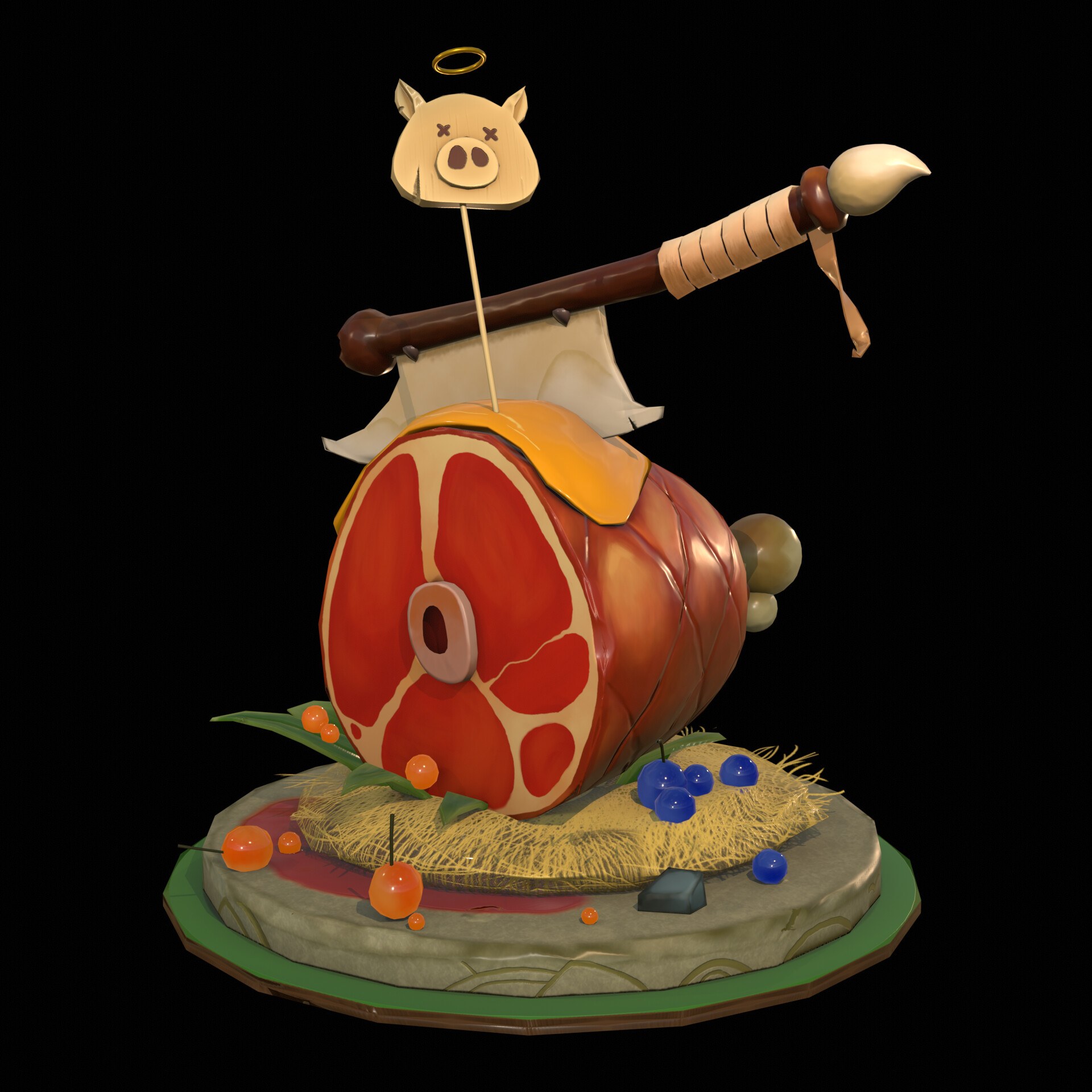 ArtStation - Stylized 3D ham