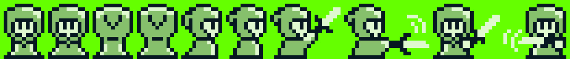 ArtStation - GameBoy-Style Sprite sheet