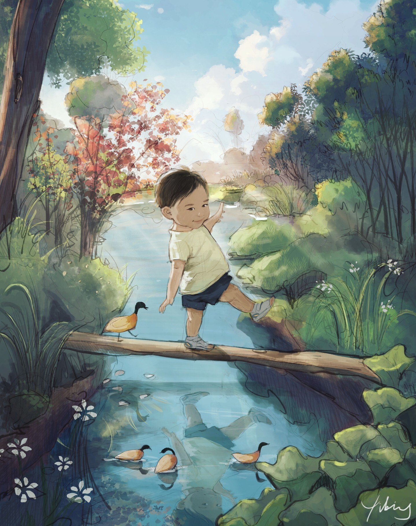 Childhood dream by Yibing Jiang : r/ImaginaryChild