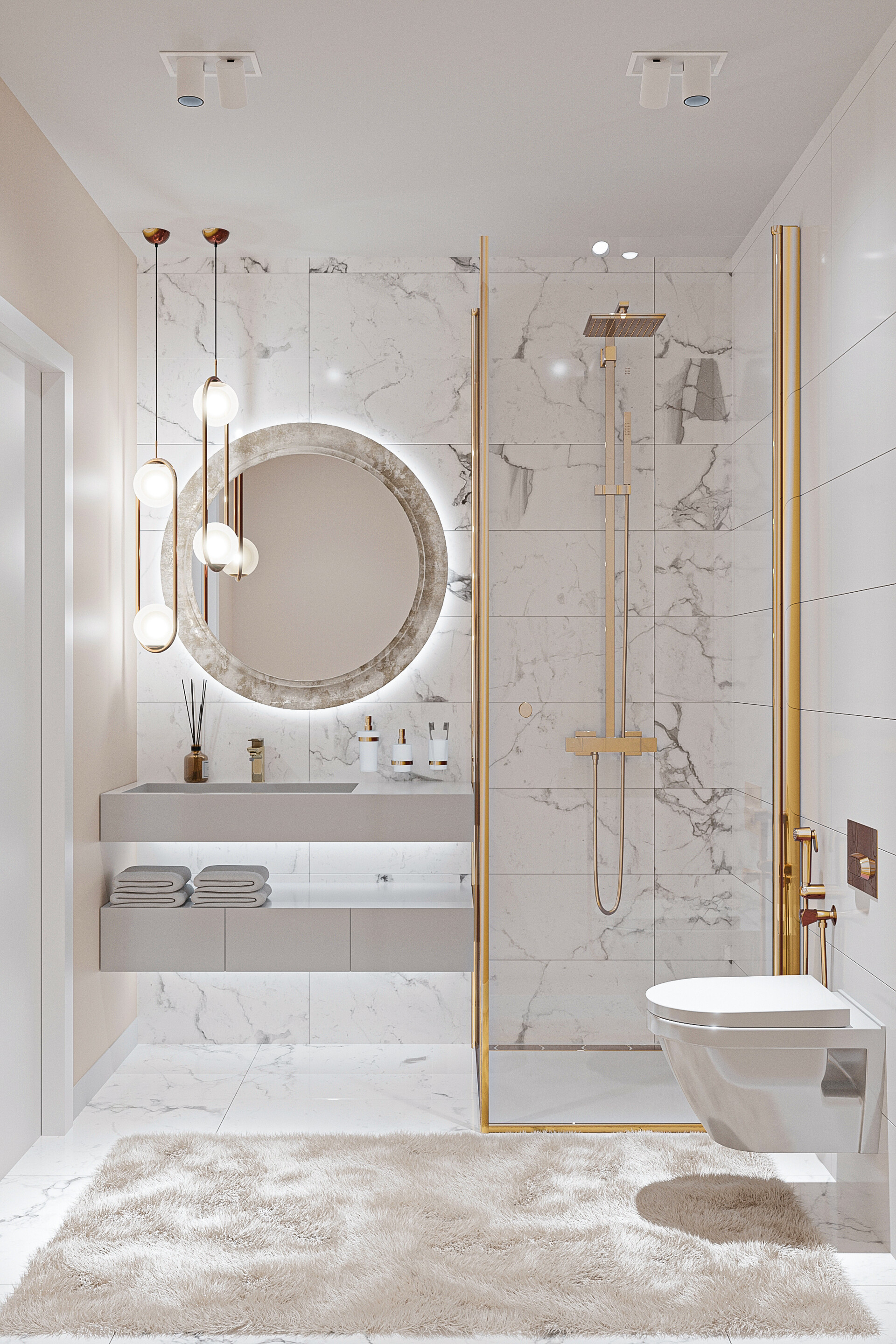 ArtStation - Bathroom design project