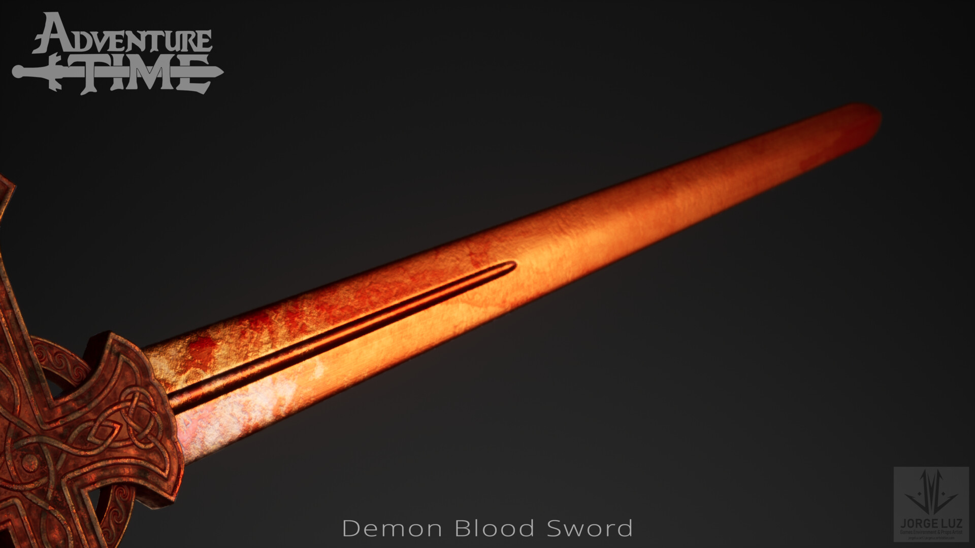 Jorge Luz - Adventure Time Swords as Dark Fantasy Game Weapons