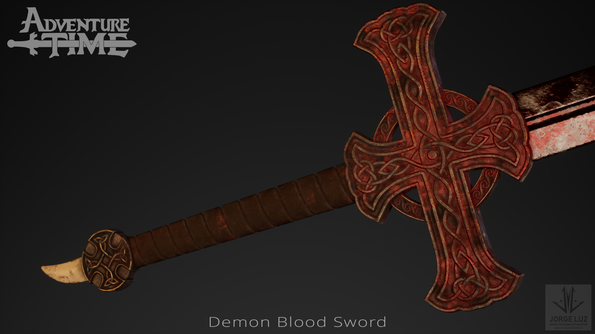 Jorge Luz - Adventure Time Swords as Dark Fantasy Game Weapons