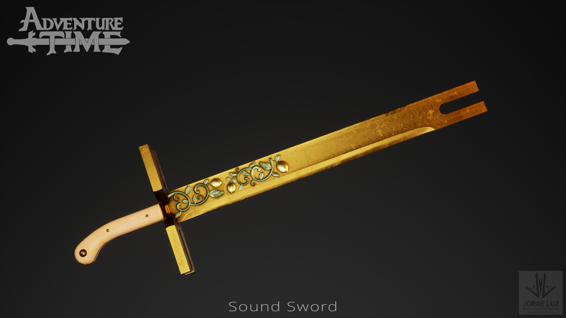 Jorge Luz - Adventure Time Swords as Dark Fantasy Game Weapons