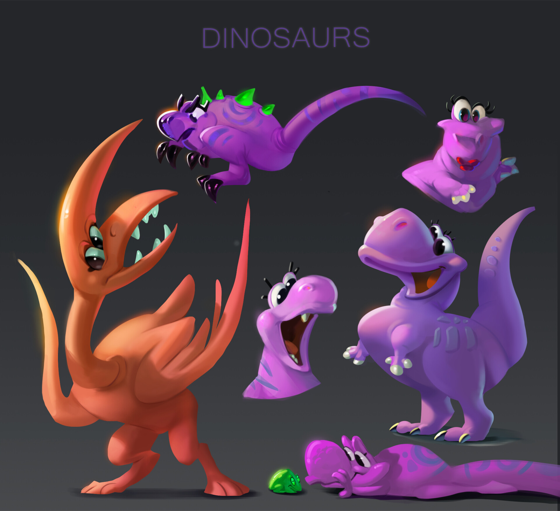 ArtStation - Dinosaurs