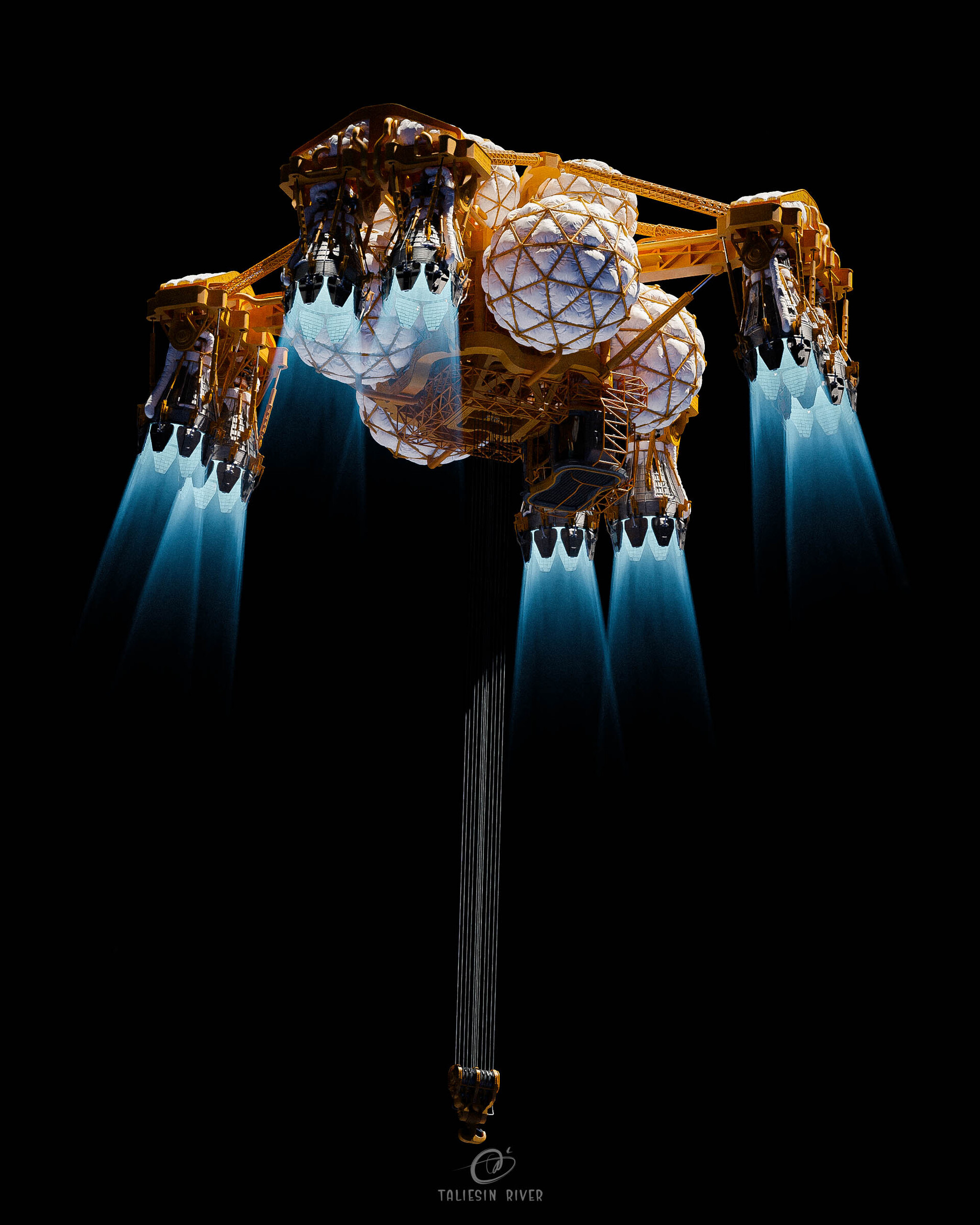 ArtStation - Space Crane