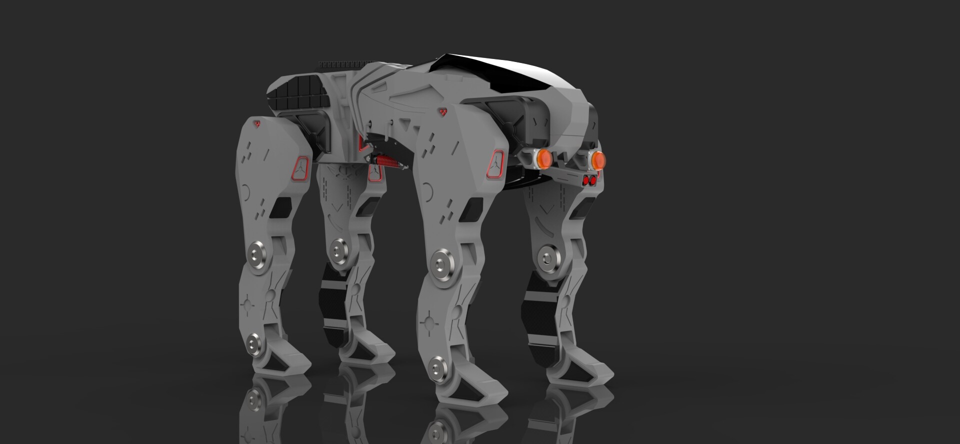 ArtStation - Quadruped_Robot_v02