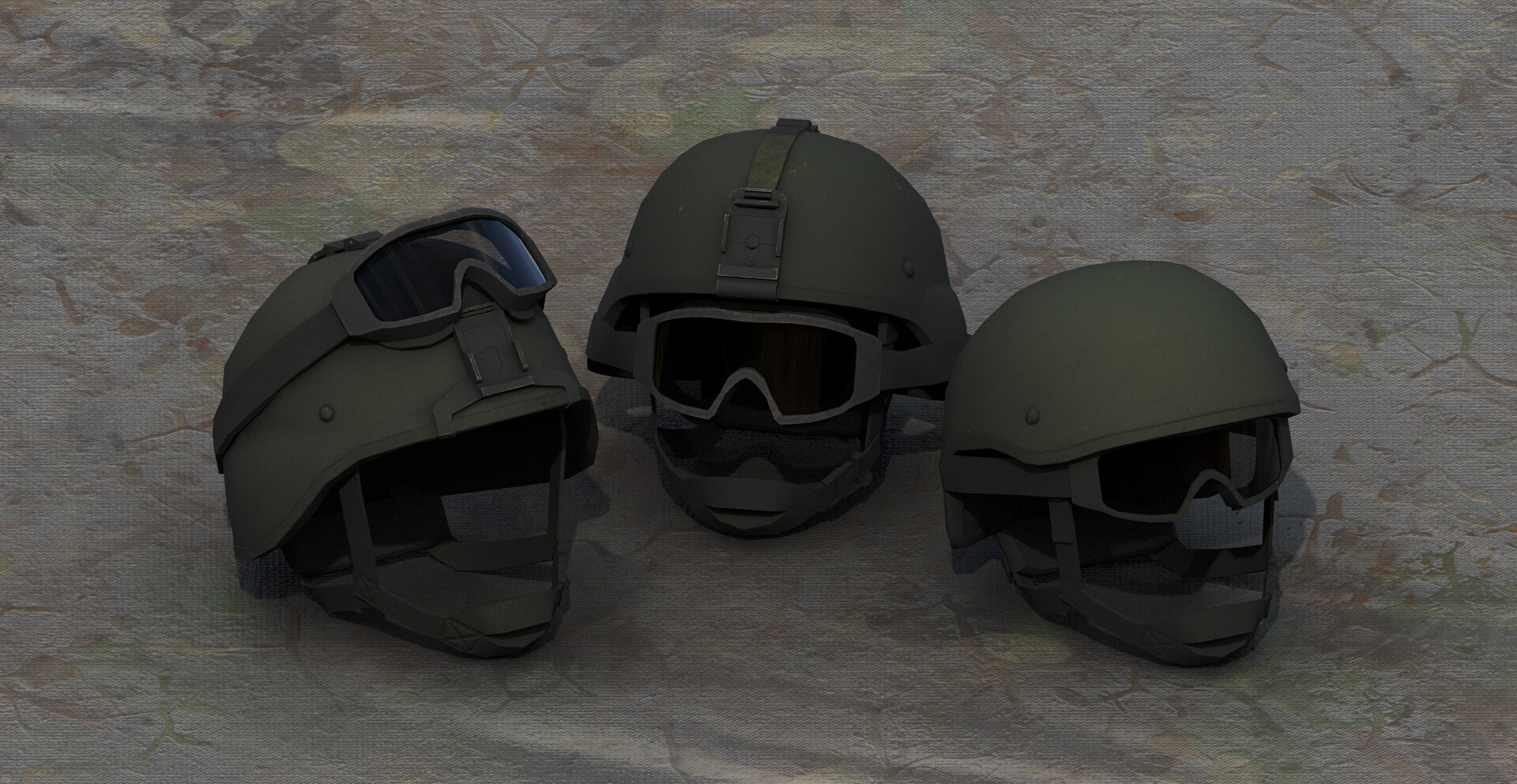 ArtStation - Combat Ballistic Helmets