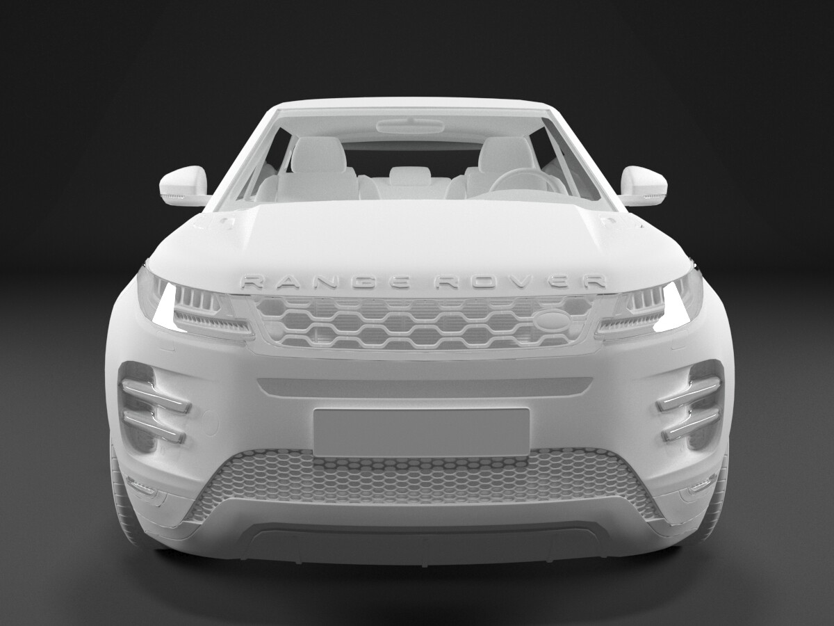 ArtStation - Range Rover Evoque 3dmodel