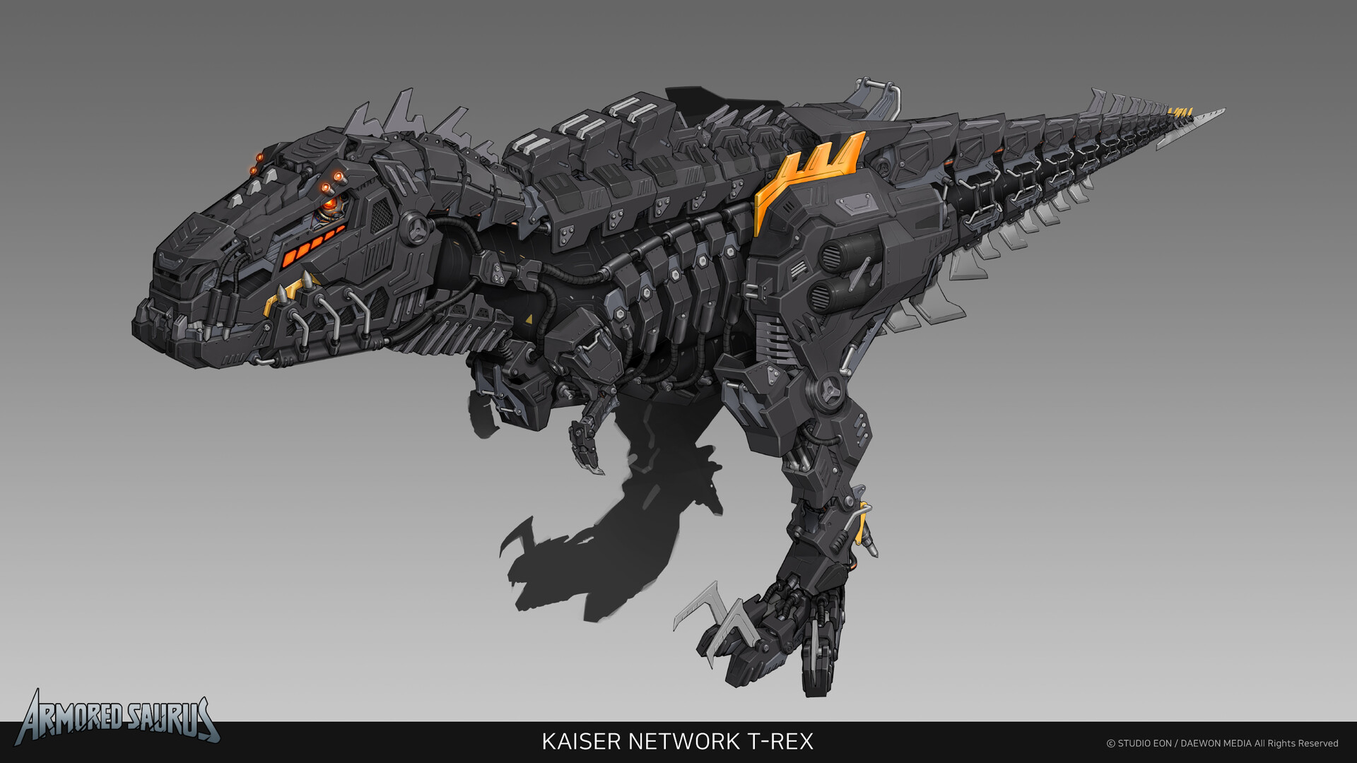 ArtStation - Armored Saurus kaiser T-Rex