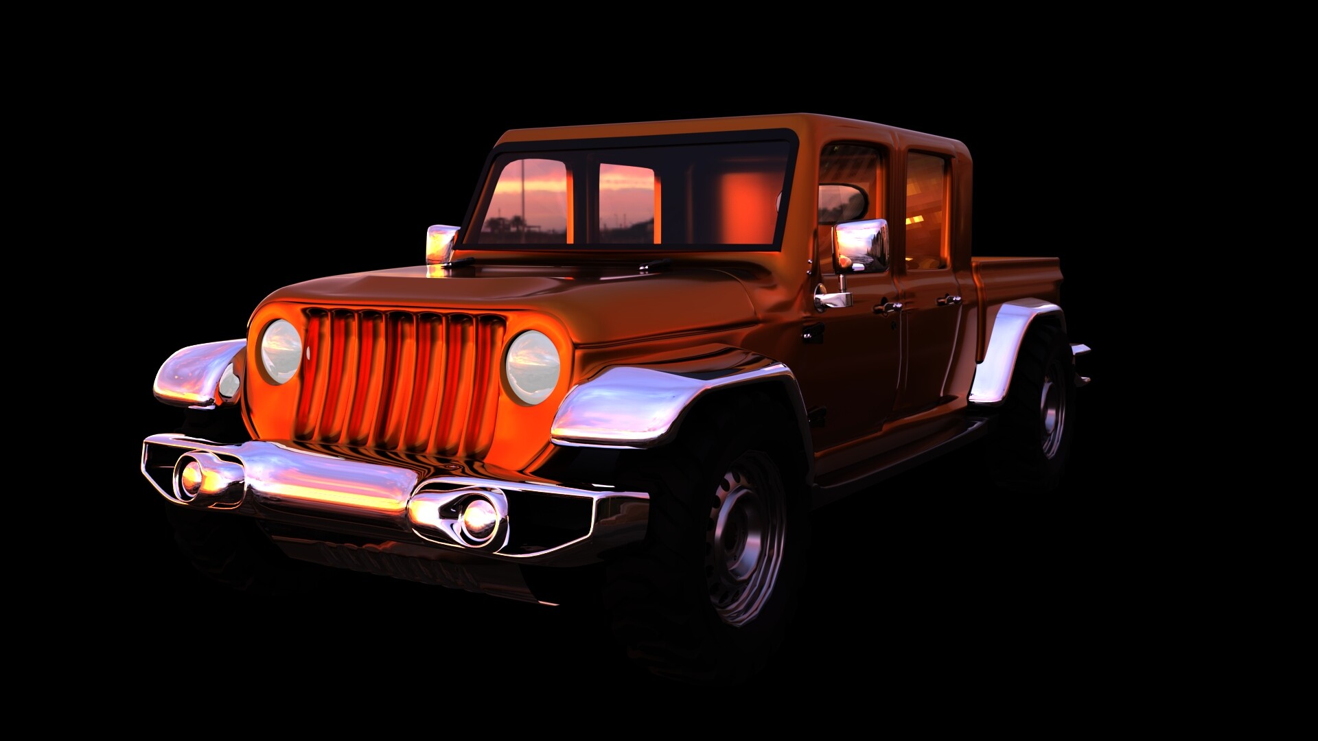 ArtStation - Jeep wrangler