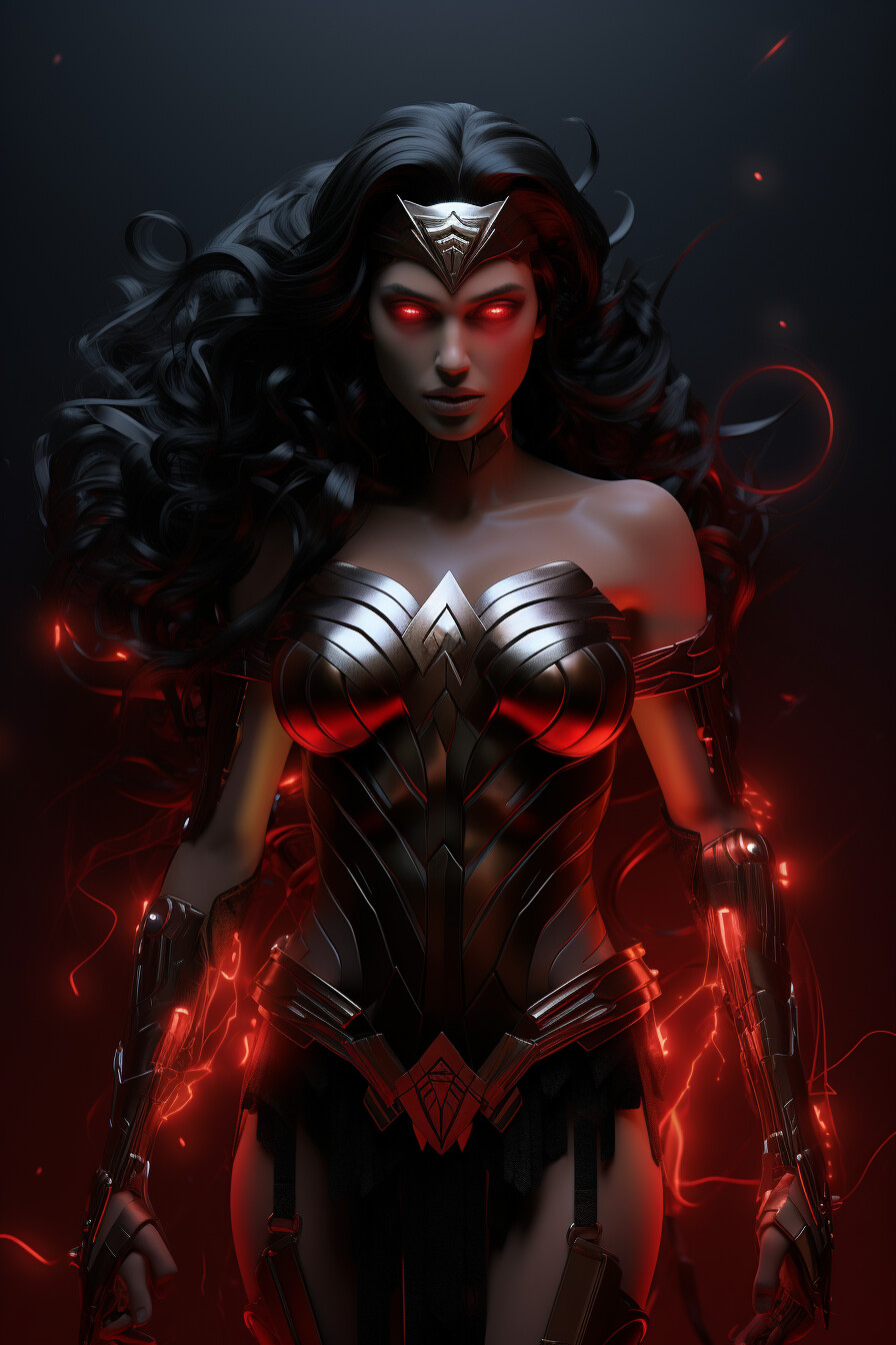 ArtStation - DC Character Demon Version of Wonder Woman