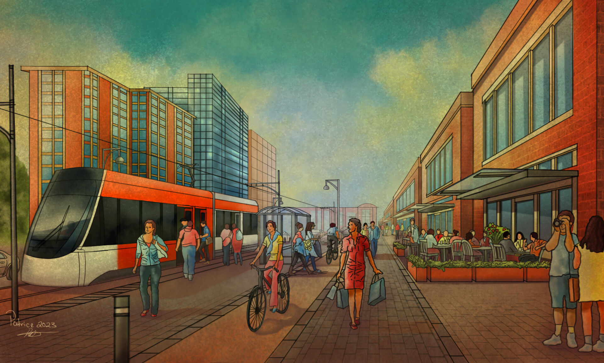 ArtStation - City Tram Development