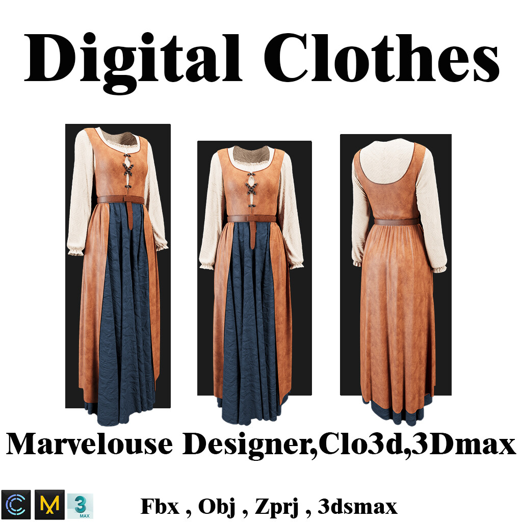 ArtStation - Digital clothes 5