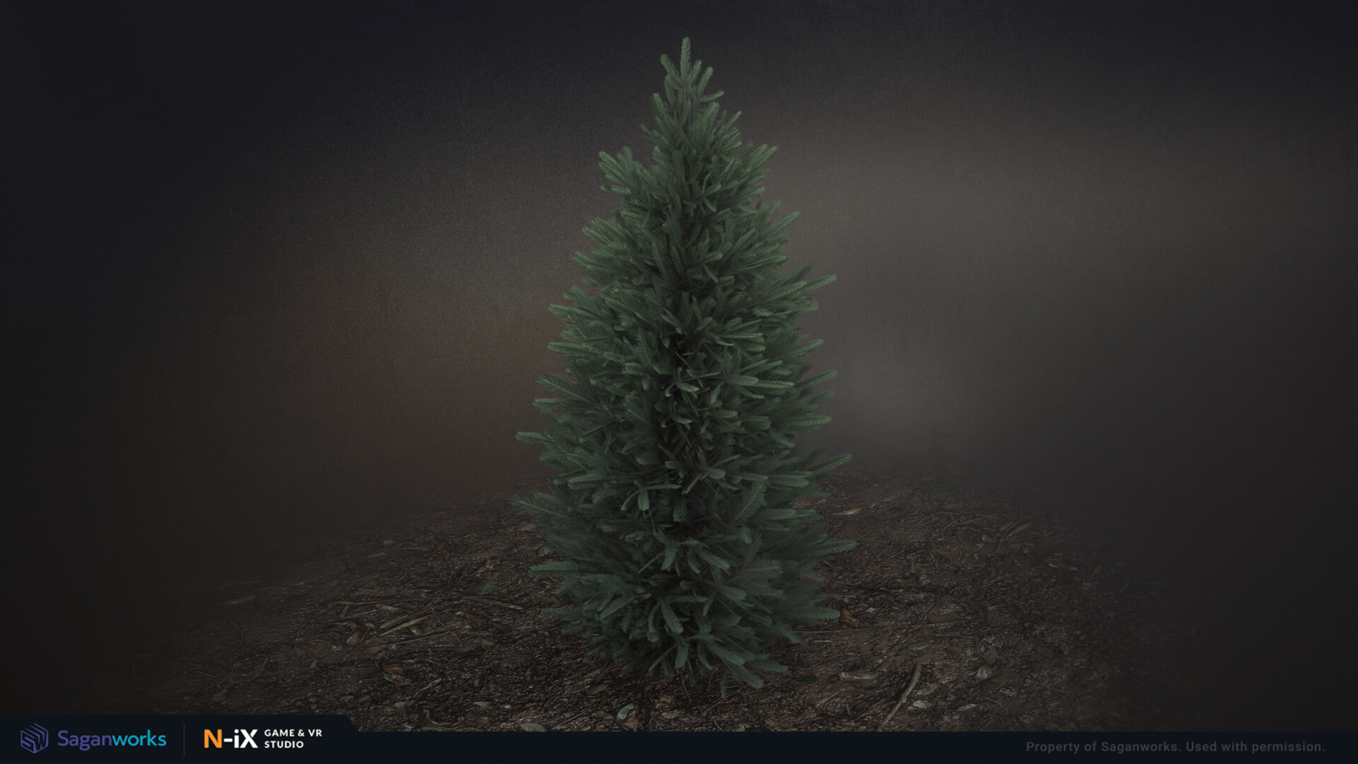ArtStation - Saganworks - Spruce tree