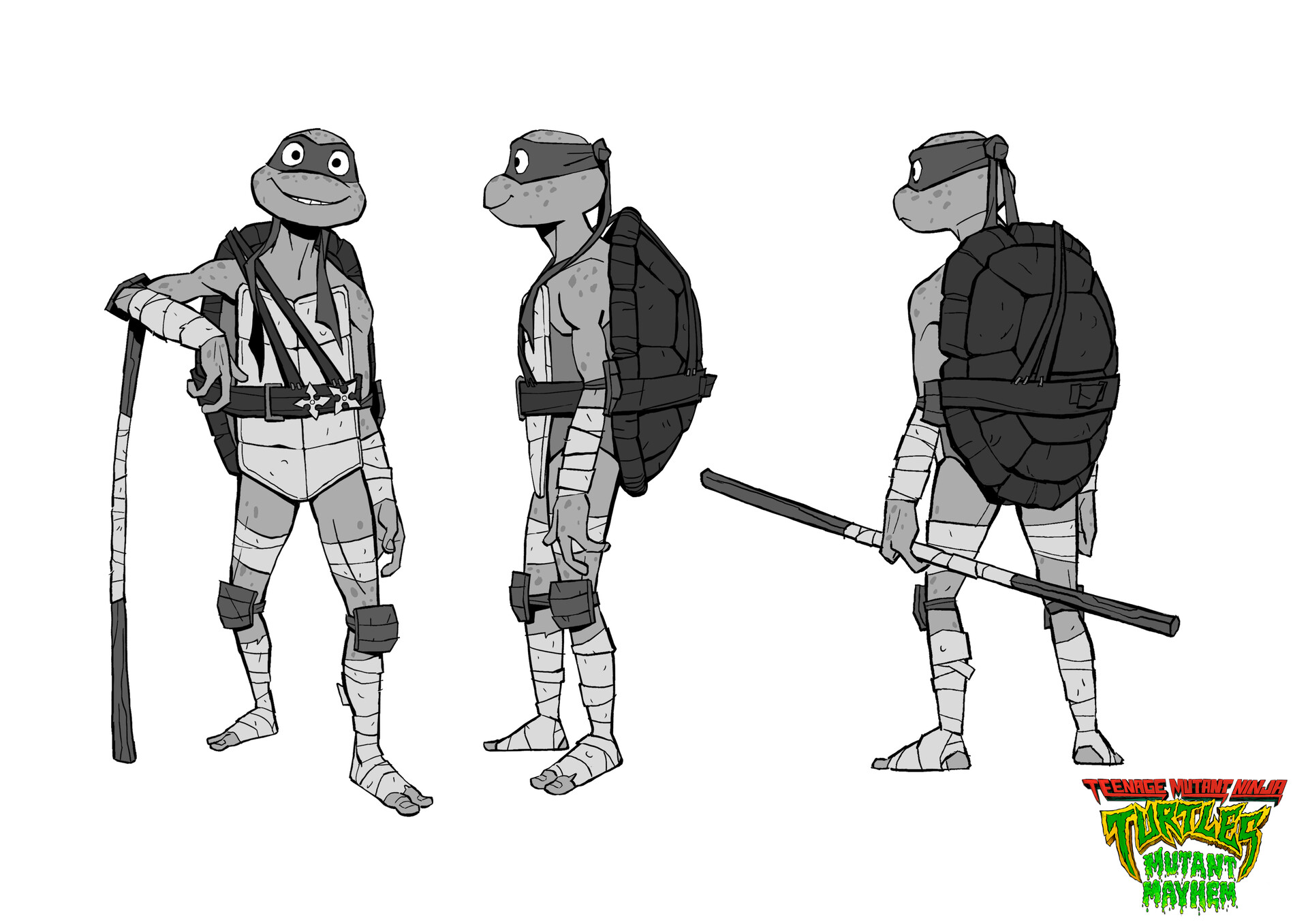 I drew all four turtles! : r/TMNT