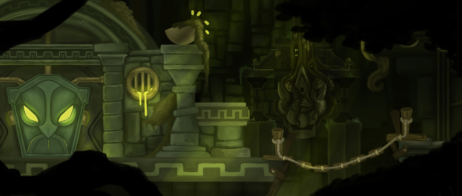 Tessa De Vletter - Abandoned temple 2D platformer