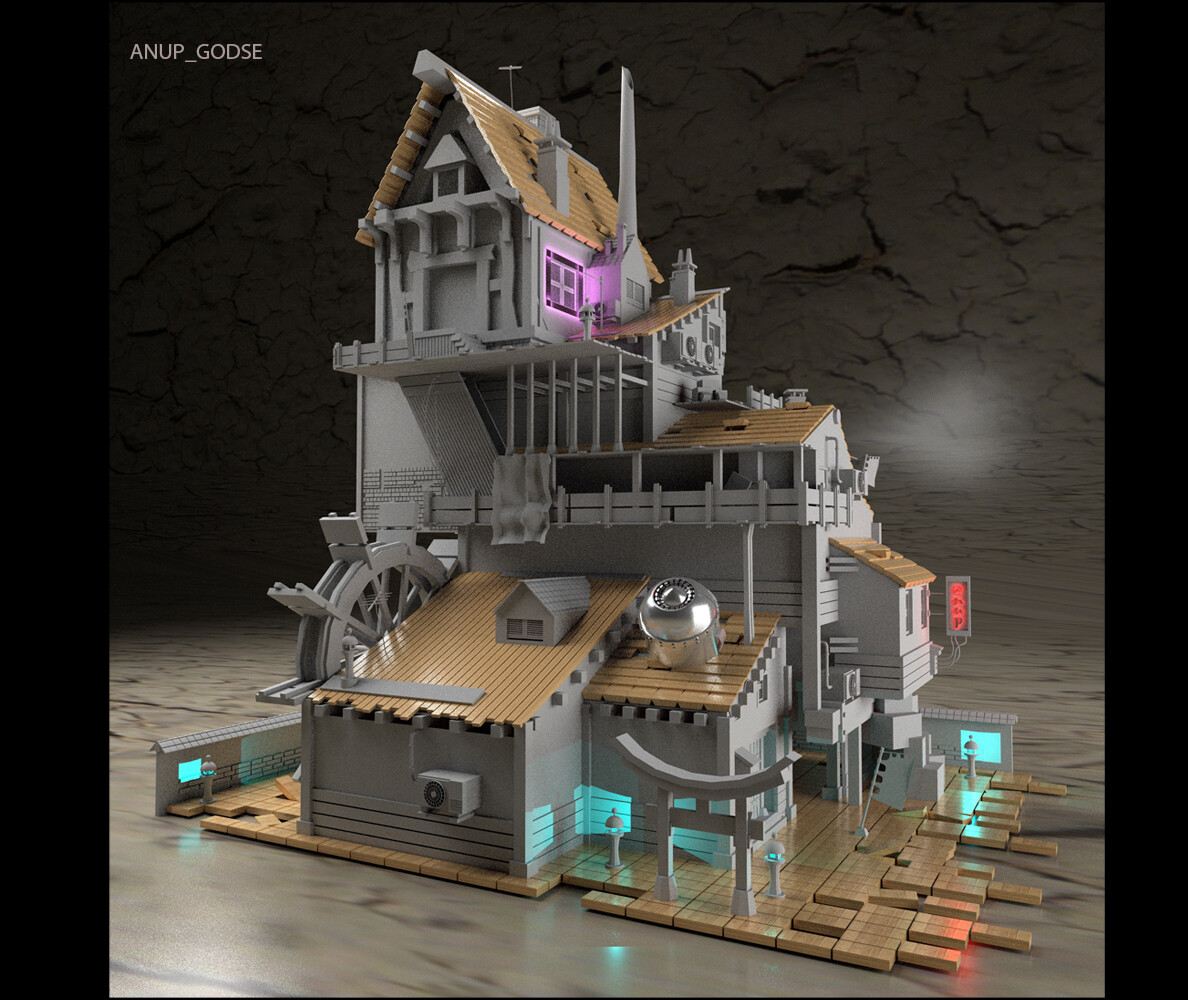 ArtStation - HOUSE_HARD_SURFACE