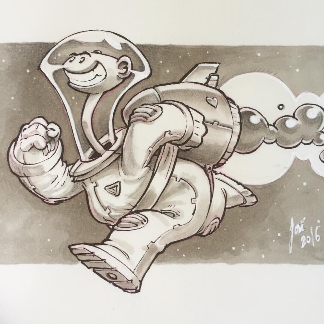 Art of Jose - My Sketchbook - AstroNut