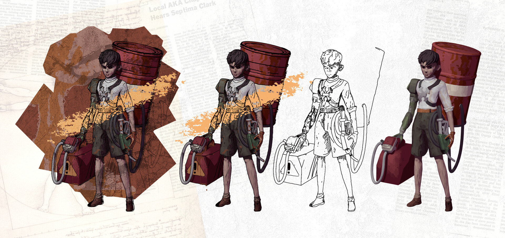 Christian Tejada - Boy - 3D Concept Recreation