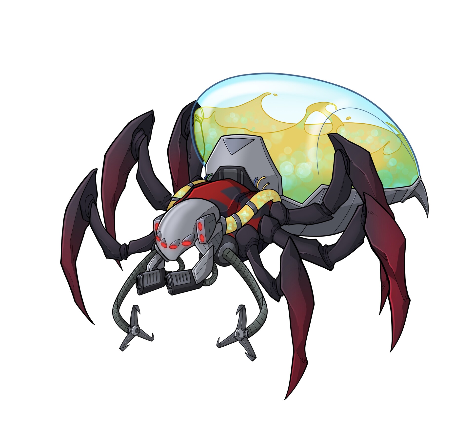 ArtStation - Cyberpunk spider