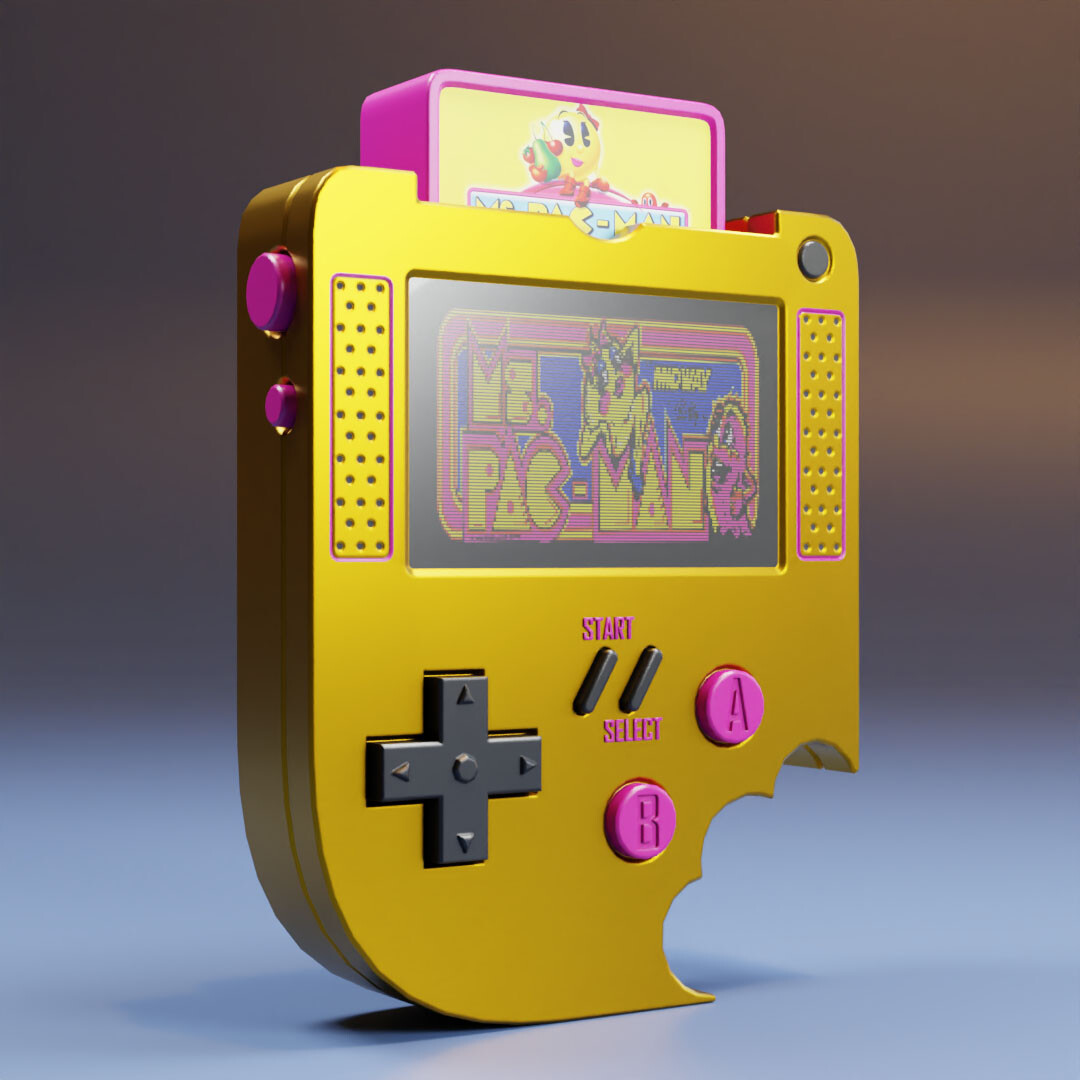 ArtStation - Vintage Mini Video Game Console