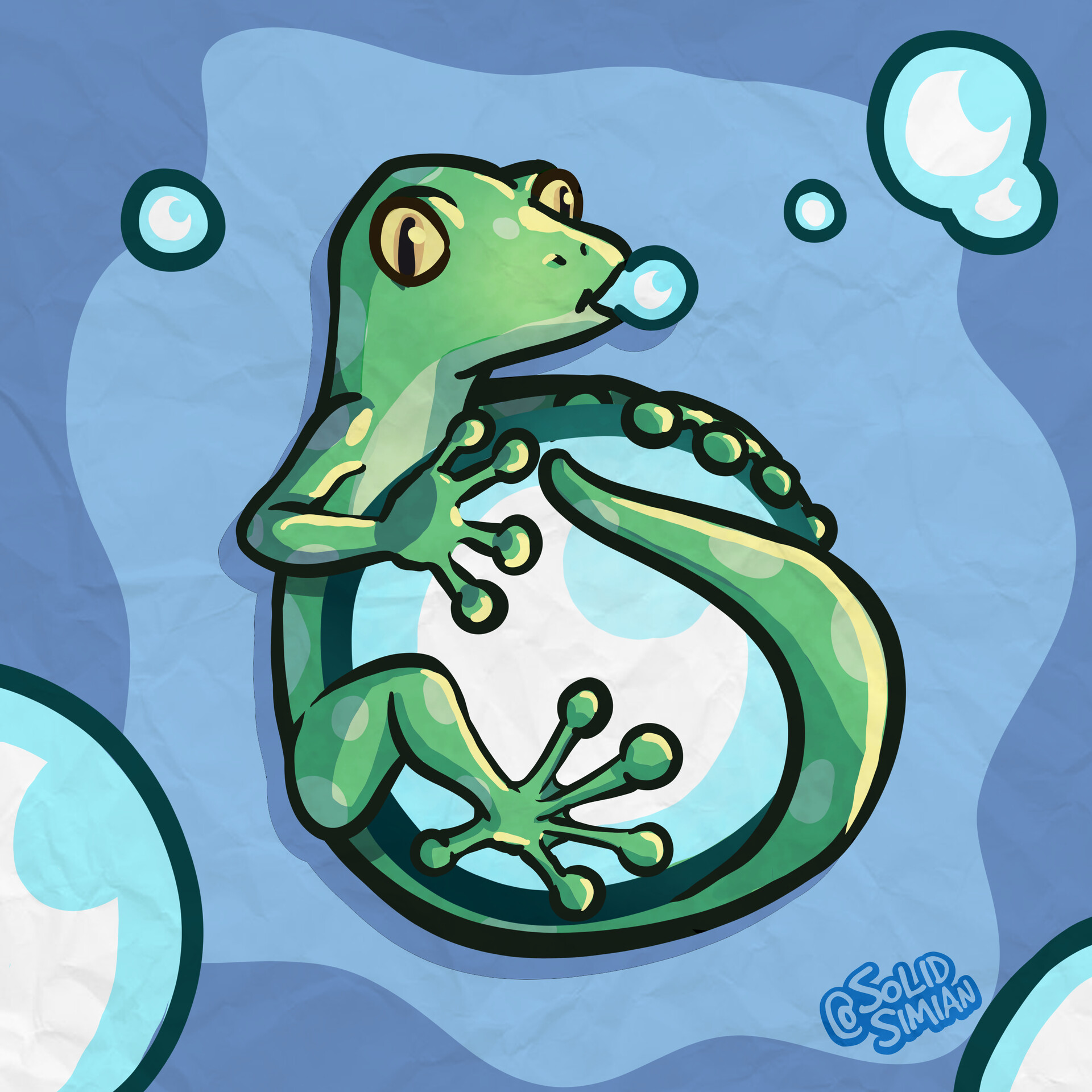 ArtStation - Bubble Gecko
