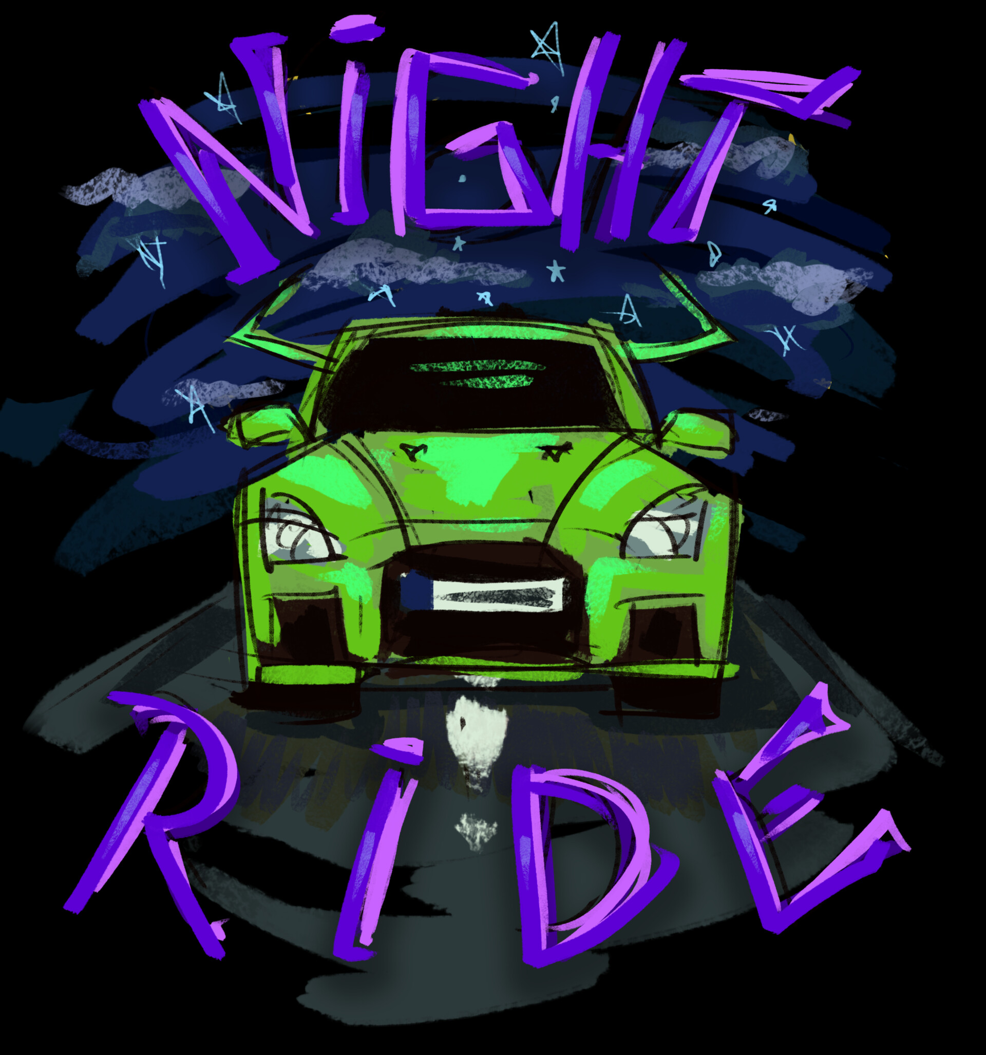 ArtStation - Night Ride