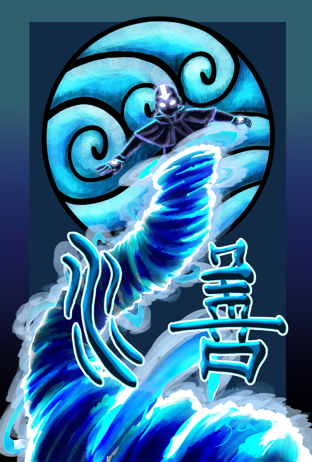 Avatar The Last Airbender Avatar State Water