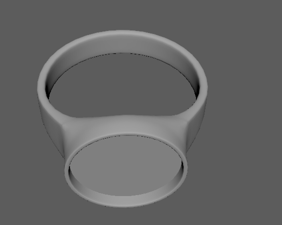 white lantern ring 3d print