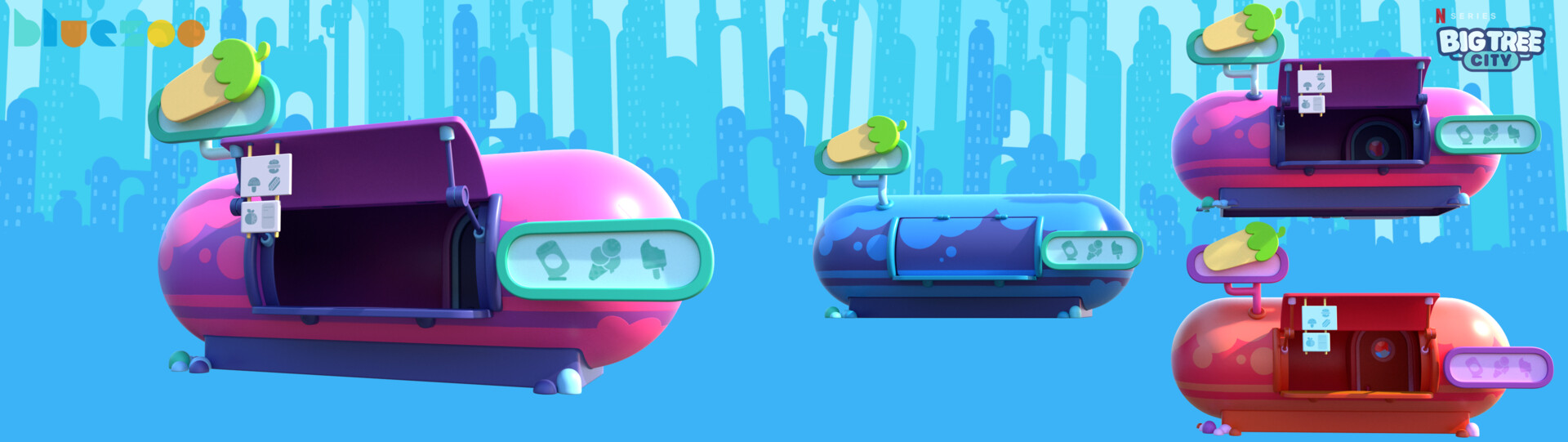 ArtStation - BTC - Food Stalls