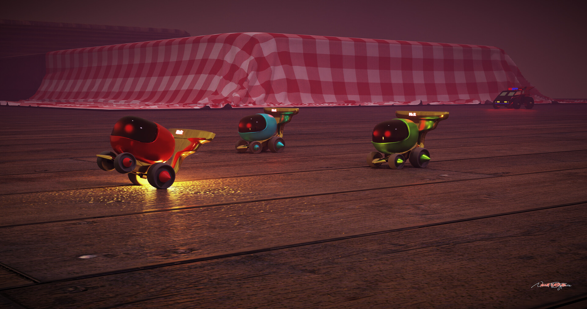 ArtStation - Robo toy race by beem