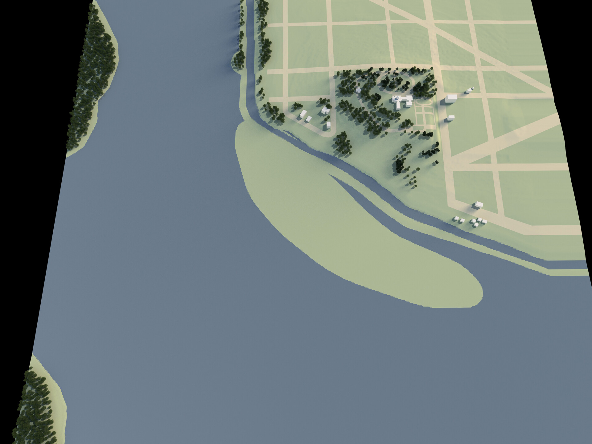 ArtStation - Washington DC Historical Plan 1850