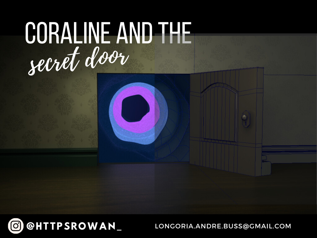 ArtStation - Coraline and the Secret Door | Recreación de escena