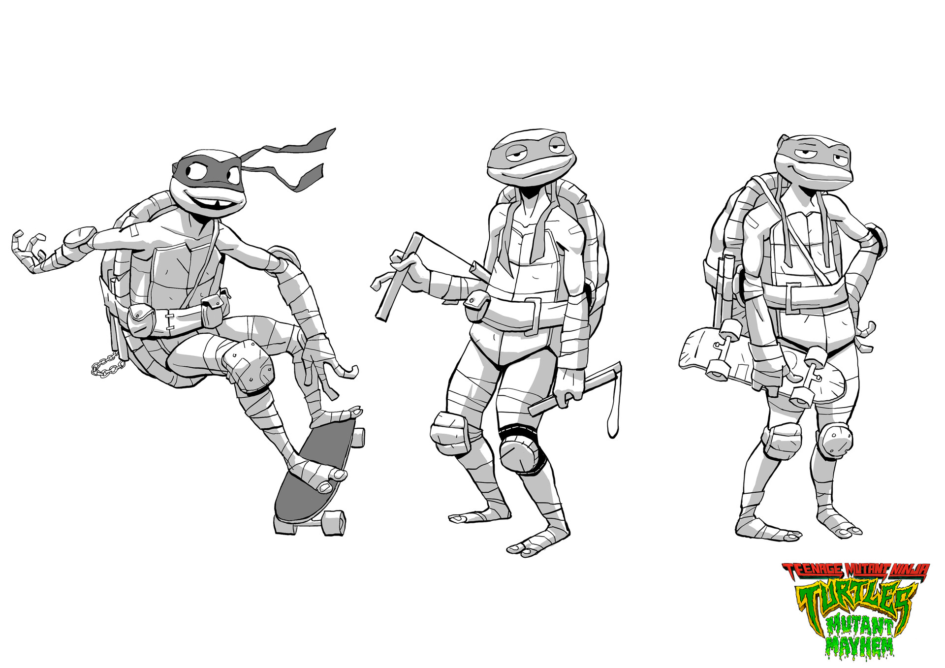2007 tmnt coloring pages