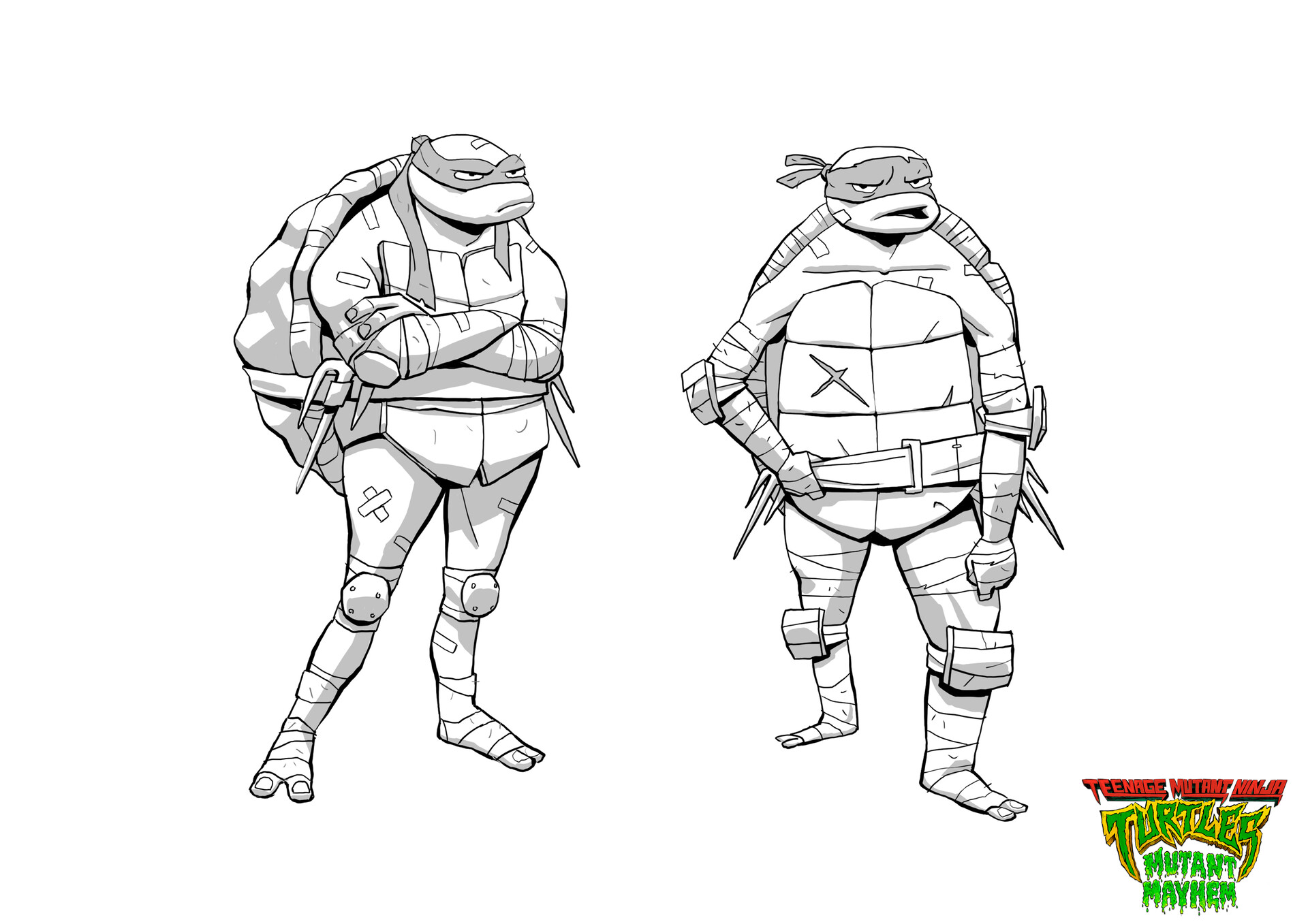 mutant mayhem coloring pages